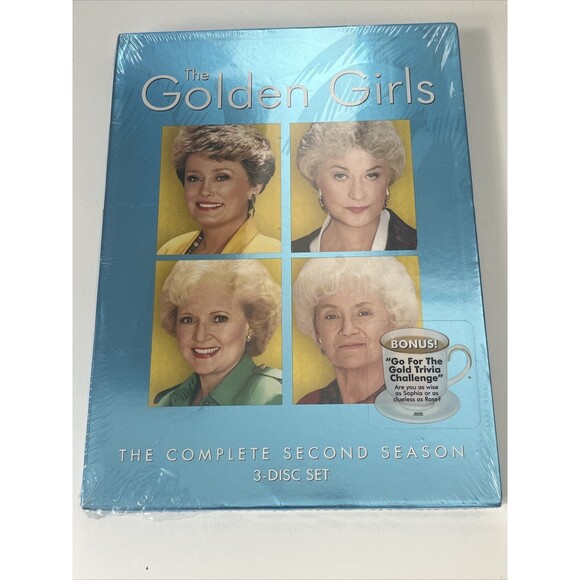 Media | The Golden Girls The Complete Second Season Dvd 205 3disc Set ...